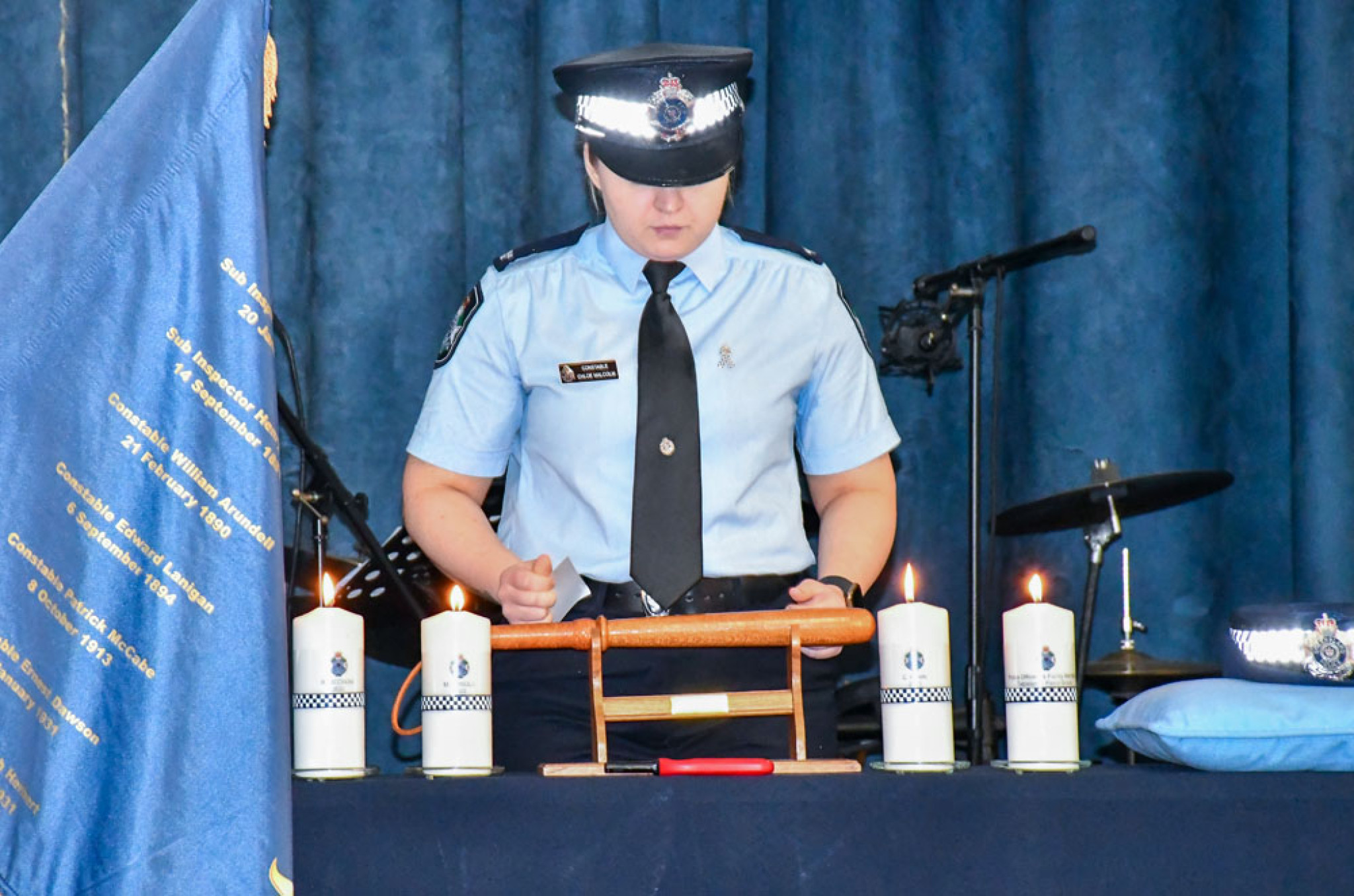 Community stops to remember our fallen police officers | The Express ...