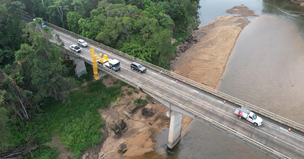 Bridge back to two lanes today | The Express Newspaper | Local News ...